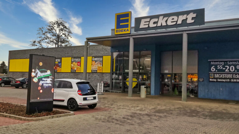 06792 Sandersdorf - LED Billboard Einseitig Edeka Eckert - Media Videowand